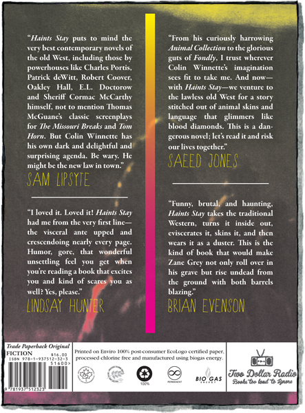 Haints Stay by Colin Winnette – Two Dollar Radio